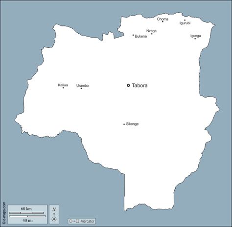 Tabora D Free Map Free Blank Map Free Outline Map Free