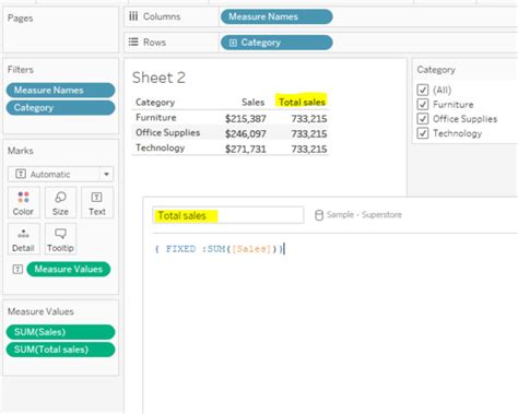 Tableau Lod In Context Filter