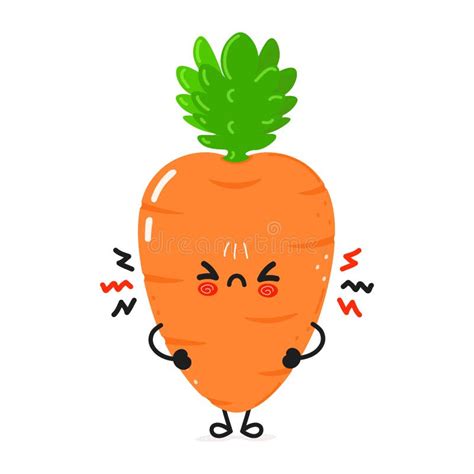 Cute Angry Burrito Character Vector Hand Drawn Cartoon Kawaii