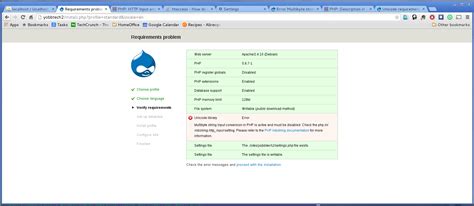 Drupal Install Initialization Unicode Library Mbstringinput