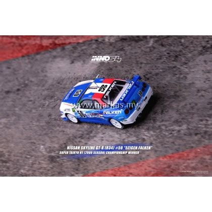 PO INNO MODELS INNO NISSAN SKYLINE GT R R ZIGEN FALKEN SUPER TAIKYU N