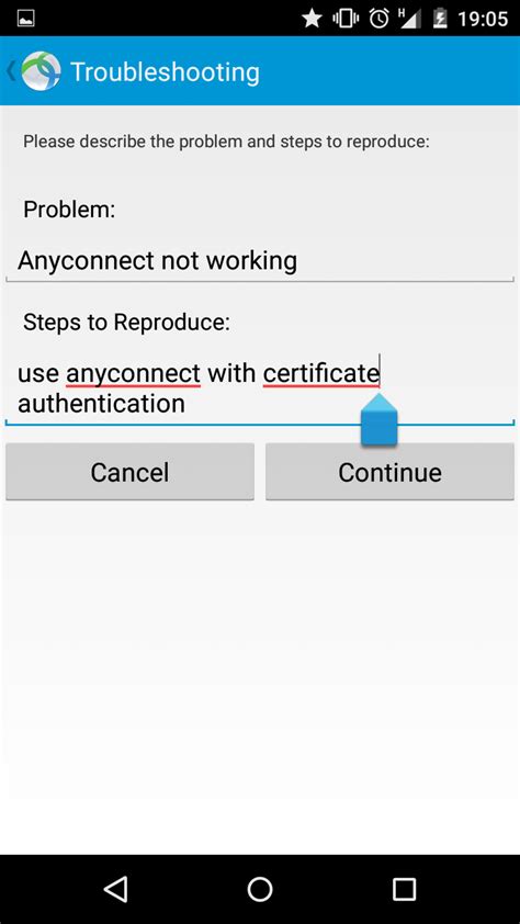 How To Get Anyconnect Diagnostic File From Android And Ios Devices