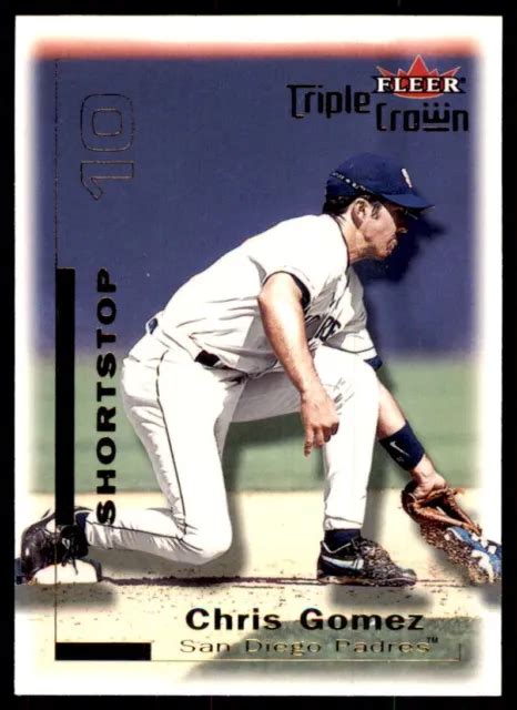 2001 Fleer Triple Couronne Chris Gomez San Diego Padres 227 Eur 196
