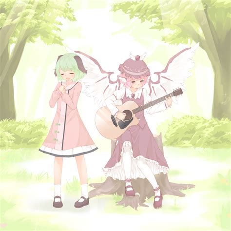 Sakurea Kasodani Kyouko Mystia Lorelei Touhou White Legwear