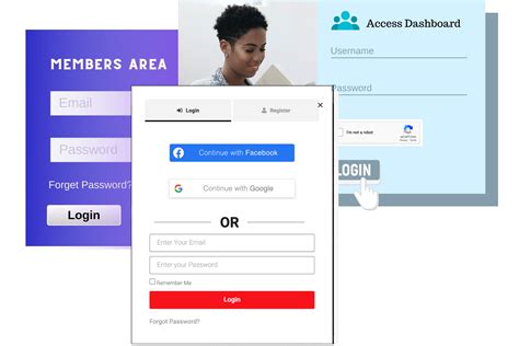 User Login Form Actions Pack