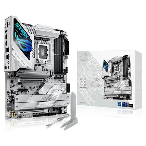Asus Rog Strix Z890 A Gaming Wifi Intel Lga 1851 Atx Motherboard White Rog Strix Z890 A