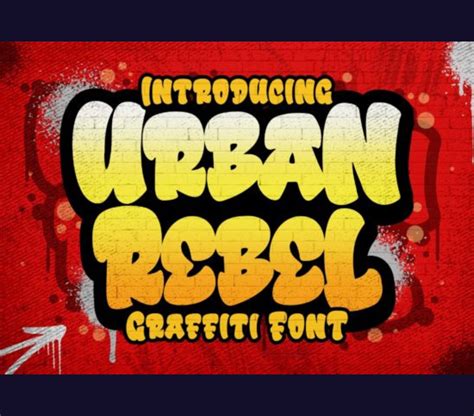 Graffiti Font Bundle Urban Fontstreet Style Font Tagging Font Hip