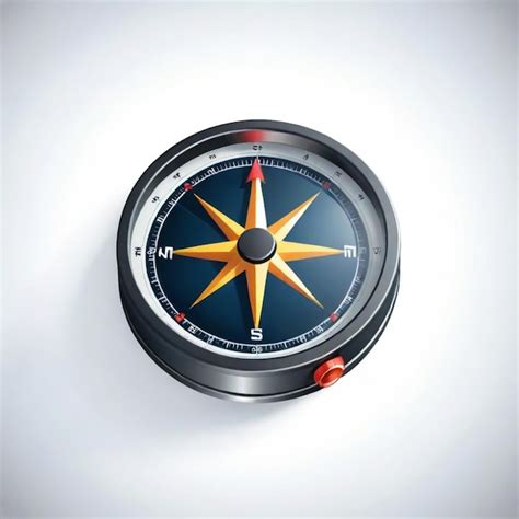 A Compass That Says Compass On The Front Premium Ai Generated Vector