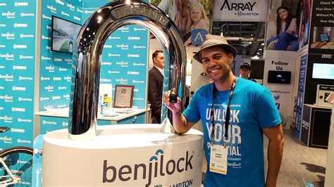 La historia detrás de Benjilock el candado estrella de CES que se abre con la huella dactilar