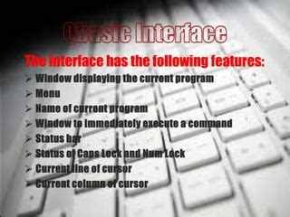 Qbasic Interface PPTX