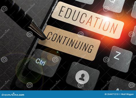 Handwriting Text Education Continuing Word Written On Acquisition Of