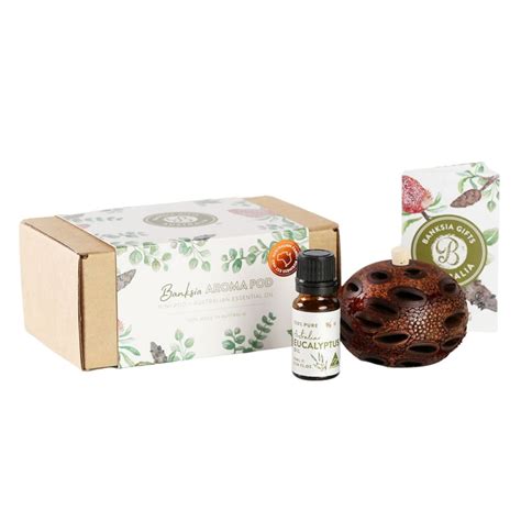 Banksia Aroma Pod Diffuser With Eucalyptus Essential Oil Rubbedin
