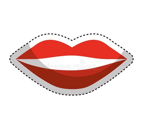 Lips Female Drawing Icon Stock Illustration Illustration Of Beauty