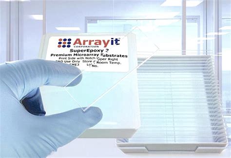 arrayit superclean 3 microarray substrate slides schott nexterion