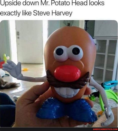 Upside Down Mr Potato Head Looks Exactly Like Steve Harvey Americas Best Pics And Videos