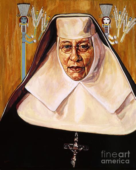 St Katharine Drexel Lwkde Painting By Lewis Williams Ofs Fine Art