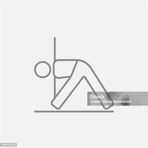 Man 연습 요가 꺾은선형 아이콘크기 2015년에 대한 스톡 벡터 아트 및 기타 이미지 2015년 건강관리와 의술 건강한 생활방식 Istock