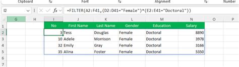 Menampilkan Data Dengan Fungsi FILTER Belajar Excel