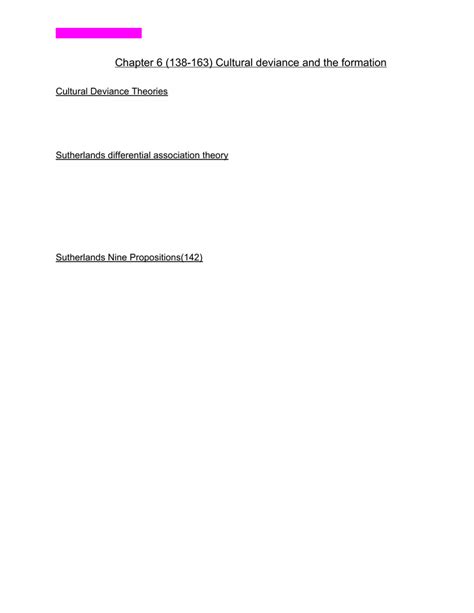 PFP 150 Lecture Notes Fall 2019 Lecture 5 Differential Association