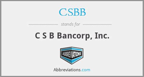What Does Csbb Stand For