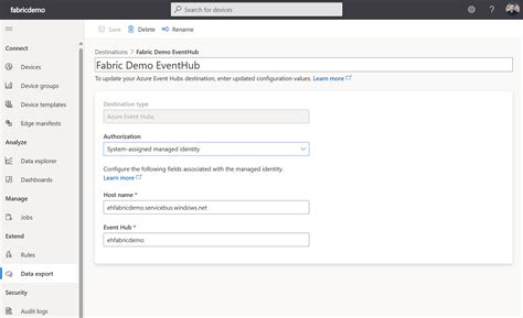 Connect Azure Iot Central To Event Hubs With Managed Identity
