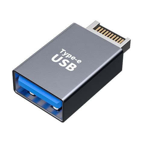 Jshteea Adaptador Placa Base Tipo E A Usb Conector Pc Computadora