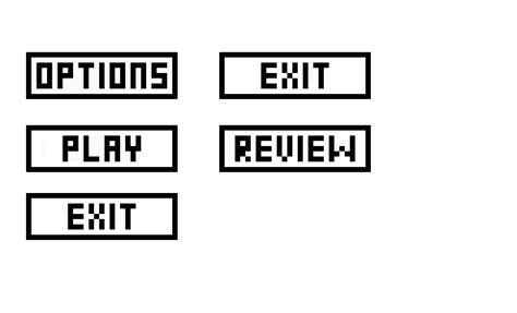 menu buttons pixel art maker