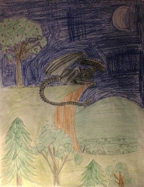 Winged Xenomorph Under Moonlight By Hunter Hero Girl On Deviantart