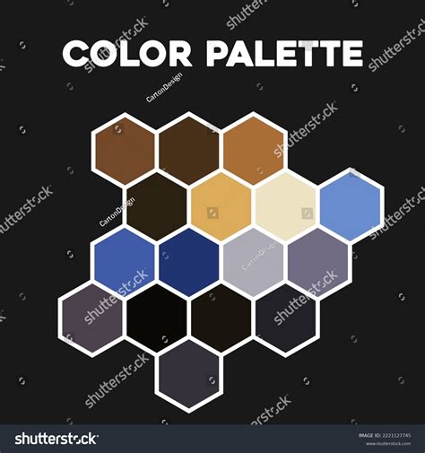 Color Palette Samples Vector Illustration Stock Vector Royalty Free