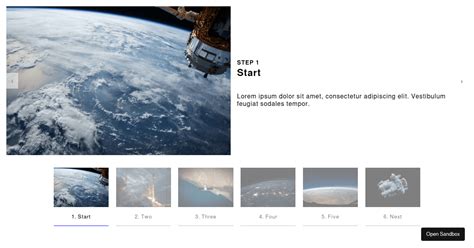 Carousel Codesandbox
