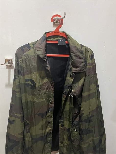 Huf Triple Triangle Jacket Mens Fashion Activewear On Carousell