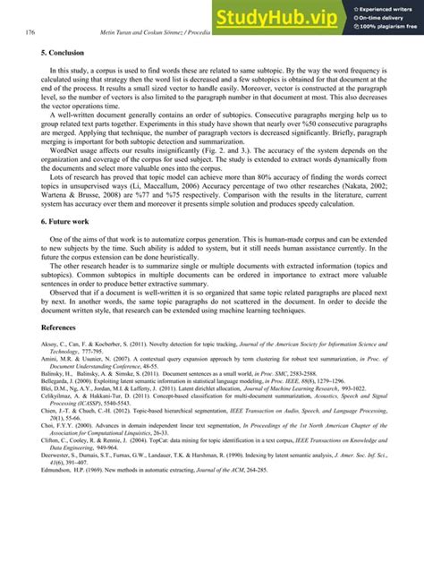automatize document topic and subtopic detection with support of a corpus pdf artificial