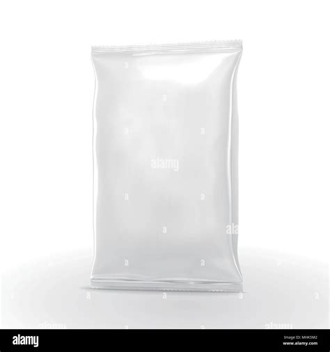 Blank Chip Package Design In 3d Illustration Isolated On White