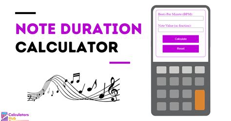 Note Duration Calculator Online