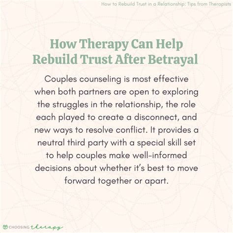 How To Rebuild Trust In A Relationship 20 Tips From Therapists