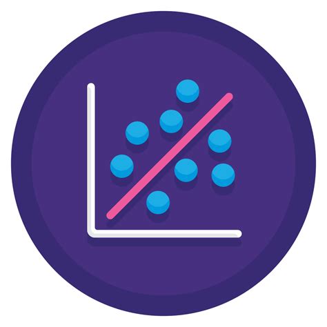 Analysis Chart Diagram Regression Regression Analysis Icon