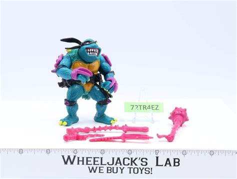 Slash 100 Complete Teenage Mutant Ninja Turtle Tmnt Playmates 1990