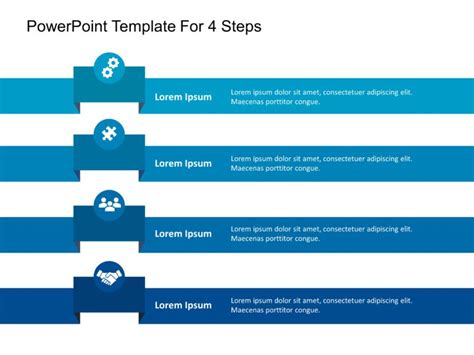 Four Steps Templates For PowerPoint Google Slides
