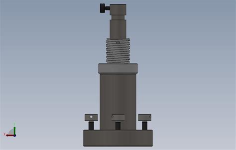 光学磁架 Solidworks 2012 模型图纸免费下载 懒石网