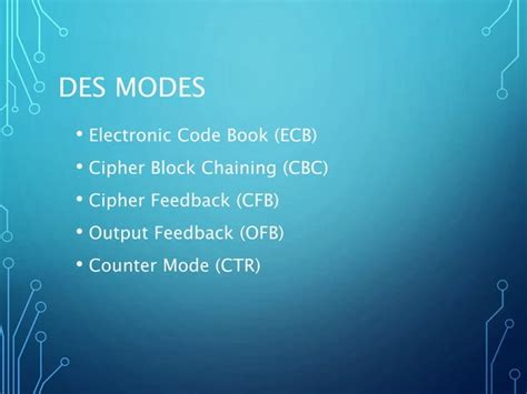 Data Encryption Standard Des Pptx Data Encryption Standard Des Pptx