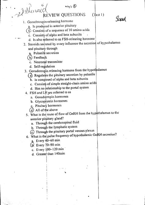 Solution Gynecology Mcq S 2 Studypool