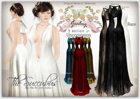 Second Life Marketplace {junbug} The Succubus In Moss Uncommon Bbox