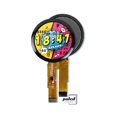 Polcd Inch IPS Circular LCD Display XRGBx Resolution Customized TFT LCD Module For