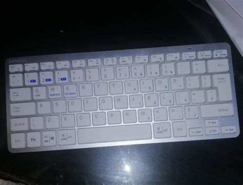 MINISO Bluetooth Keyboard Computers Tech Parts Accessories Computer Keyboard On Carousell