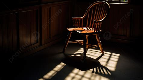 나무 의자가 창을 향하고 있습니다 의자와 그림자 고화질 사진 사진 가구 배경 일러스트 및 사진 무료 다운로드 Pngtree