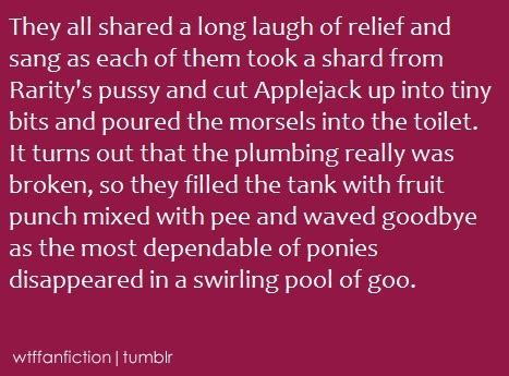 Applejack Derpibooru Import Gore Grimdark Grotesque Palindrome Get Rarity Text