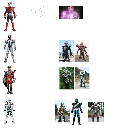 Drive Riders Vs Villains by M41456 on DeviantArt
