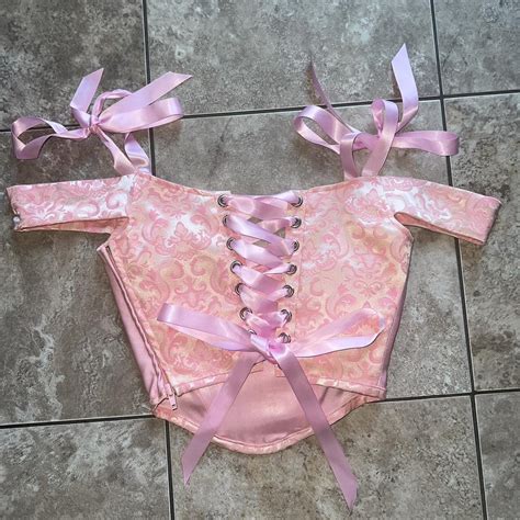 Barbie Corset Sugarthrillz Dollskill Barbie Pink Depop