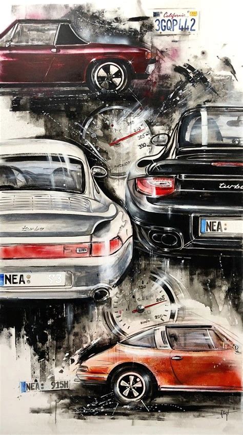Pin By Patrick Crollet On Autos Sport Art Cars Car Artwork Car Painting