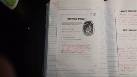 Finally To Balancing Equations 8th Grade Physical Science